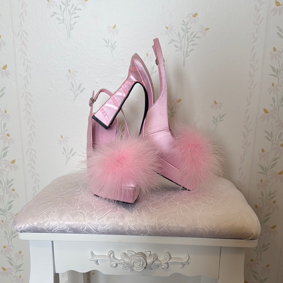 Sugar Thrillz | Shoes | Sugar Thrillz In My Boudoir Marabou Heels ...
